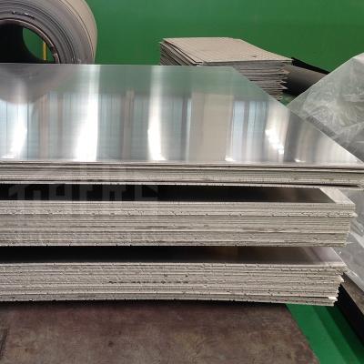 China Polished Mirror Aluminum Plate 0.2mm Thick Galvanized Sheet For Boat Ship Building for sale