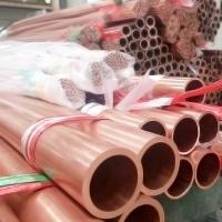 China Round Seamless Pipe Copper Tube 100mm Straight High Temperature for sale