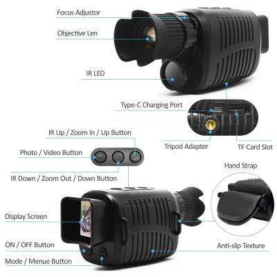 China 5X Digital Zoom Night Vision Scope Infrared Night Vision Monocular for sale