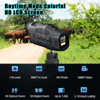 China 5X Digital Zoom Hunting Telescope Outdoor Day Night Digital Thermal Goggles for sale