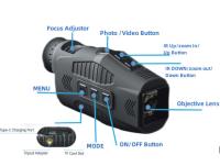 China 1.5inch Screen Monocular Night Vision Sharper Image Night Vision Goggles for sale