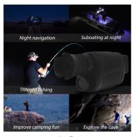 China 5x Zoom Digital Night Vision Camera Monocular OEM ODM Real Thermal Goggles for sale