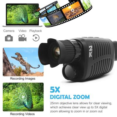 China Hunting Infrared Optical 4X Night Vision Monocular Camera for sale