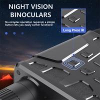 China 1080p FHD Infrared Digital night watch binoculars Scope Camera For Hunting Camping for sale