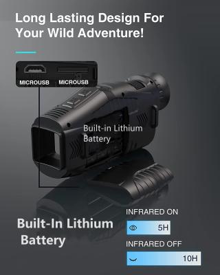 China Digital Monocular Night Vision Infrared Illuminator Video Recording for sale