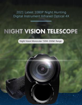 China Hunting digital night vision glasses Infrared Optical 4X for sale