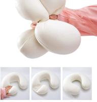 China Support Neck And Head U Shape Travel Pillow Relieve Fatigue Portable Neck Pillow for sale