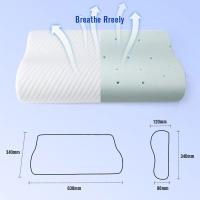 China New Bed Side Back Stomach Sleepier Orthopedic Pillow Cervical Bamboo Contour Ergonomic Memory Foam Pillow Orthopedic Head for sale