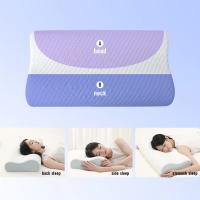 China New Bed Side Back Stomach Sleepier Orthopedic Pillow Cervical Bamboo Contour Ergonomic Memory Foam Pillow Orthopedic Head for sale