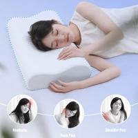 China New Bed Side Back Stomach Sleepier Orthopedic Pillow Cervical Bamboo Contour Ergonomic Memory Foam Pillow Orthopedic Head for sale