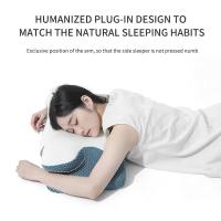 China Custom Shaped Cervical Orthopedic Smart Gray Memory Foam Sleeping Neck Bed Memory Foam Pillow for sale