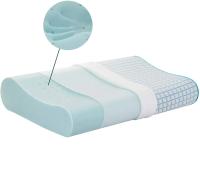 China Contoured Memory Foam Pillow Durable and Customizable for Home Hotel Hospital and School . Fits Body Curve for sale
