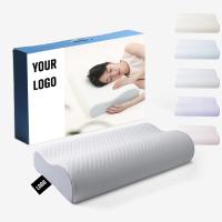 China New Stomach Sleeper Orthopedic Pillow Cervical Bamboo Contour Ergonomic Memory Foam Pillow for sale