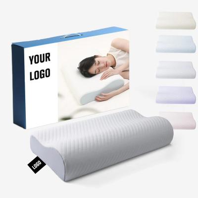 China New Stomach Sleeper Orthopedic Pillow Cervical Bamboo Contour Ergonomic Memory Foam Pillow for sale