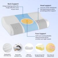 China contour almohada ortopedica ergonomically ergonomic orthopedic memory foam pillow neck cervical bed pillow for sleeping for sale