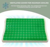 China Enjoy a Restful Sleep with Gel Cooling Pillow Comfortable Fit Good Breathability for sale