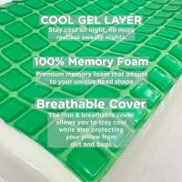 China Enjoy a Restful Sleep with Gel Cooling Pillow Comfortable Fit Good Breathability for sale