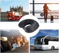China Skin Friendly U Shape Travel Pillow Easy Cleaning Convenient For Flight Journeys for sale