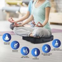 China Hypoallergenic Memory Foam Seat Cushion Safe Memory Foam Tailbone Cushion for sale