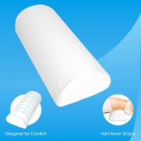 China Soft Half Moon Memory Foam Pillow Neck Care Lightweight High Density for sale