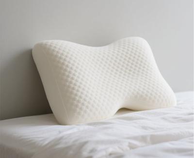 China School Edition Curved Memory Foam Pillow with Bamboo Fiber Cover for sale