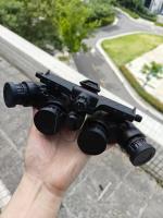 China NVG-D4 Panoramic Quad Tube Night Vision Goggles 120° FOV  Quasi-Gen 3 for sale