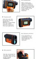China Colorful Display Screen Multifuntion Laser Range Finder 360AS for sale