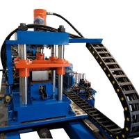 China Hydraulic Cutting Solar Strut Channel Roll Forming Machine 16 Stations 10-15m/min Speed 7.5KW Motor for sale