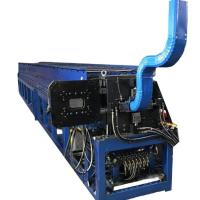 China 12 Stations PLC Controlled Gutter Downpipe Roll Forming Machine with 10-20 m/min Speed and 380V Power for sale