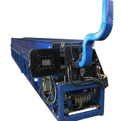 China 12 Stations PLC Controlled Gutter Downpipe Roll Forming Machine with 10-20 m/min Speed and 380V Power for sale