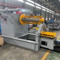 China 15 Ton Hydraulic Decoiler with Loading Cart | 1250mm Width | 220V Automatic Uncoiling System for sale
