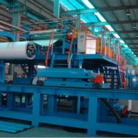 China Polyurethane Sandwich Panel Machine Continuous Production Line 30-80mm Thickness 3-7m/min Speed for sale