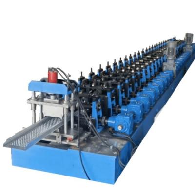 China Hydraulic Cutting Steel Scaffold Plank Roll Forming Machine 0-15m/min with 2.0-3.0mm Rolling Thickness for sale