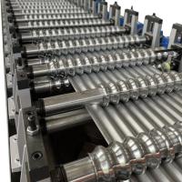 China BMS-1250 Fully Automatic Corrugated Panel Roll Forming Machine | 0.3-0.8mm Galvanized Steel | 30-45 M/Min Production for sale