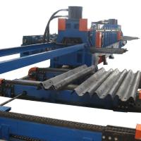 China W-Beam Thrie-Beam Highway Guardrail Roll Forming Machine 2.0-3.5mm Thickness 10-20m/min Speed for sale