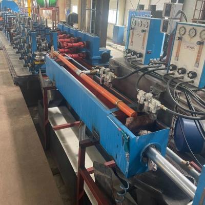 China PLC Controlled Roll Forming Pipe Welding Line | 30-50m/min Speed | 76-165mm Diameter Range for sale