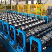 China PLC Controlled Roll Former Machine for Roofing & Wall Cladding - 0.3-0.8mm Thickness, 10-15m/min Speed, 220V for sale