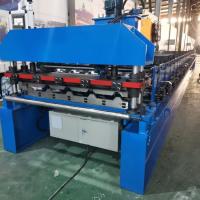 China YX35-200-1000 PLC Control Hydraulic Cutting Metal Sheet Roll Forming Machine with 20 Stations and 10-15m/min Speed for sale