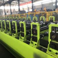 China Steel PLC Controlled Wall Panel Roll Forming Machine 10-15m/min with Hydraulic Cutting for 0.3-0.8mm Steel for sale