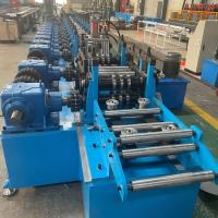 China Fully Automatic Gearbox Driven Storage Rack Roll Forming Machine - 7.5kW Power, 4-6m/min Speed for sale