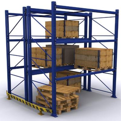 China Automatic Blue Steel Storage Rack Roll Forming Machine 11x1.2x1.4m with 4-6m/min Production Speed for sale