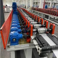 China Galvanized Steel Solar Strut Channel Roll Forming Machine 20 Stands 15-20 M/min PLC Control for sale