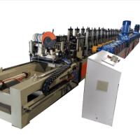 China Galvanized Steel Solar Strut Channel Roll Forming Machine 20 Stands 15-20 M/min PLC Control for sale