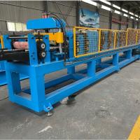 China Roofing Water Gutter Roll Forming Machine - 15m/min Speed, 0.4-0.6mm Thickness, PLC Control for Steel Square Downspouts for sale