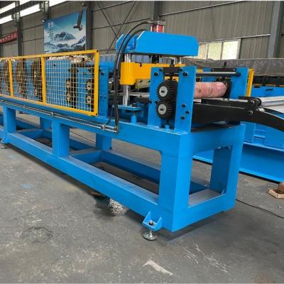 China Precision Gutter Downspout Roll Forming Machine 0.4-0.8mm Thickness 380V 7.5KW with PLC Control System for sale