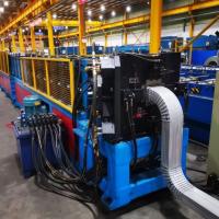 China Gutter Downspout Roll Forming Machine with 19 Stations, 7.5KW Motor, 15m/min Speed for Metal Fabrication for sale