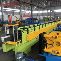 China 15m/min Galvanized Steel Round Downspout Roll Forming Machine with PLC Control for 0.4-0.8mm Materials for sale
