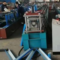 China 19-Stand Gutter Downspout Roll Forming Machine 7.5KW Power 15m/min Speed for Galvanized Steel for sale