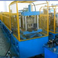 China Custom Round Gutter Downspout Roll Forming Machine 15m/min Speed 0.4-0.6mm Thickness 7.5KW Power for sale