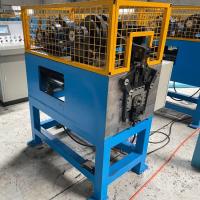 China Galvanized Steel Gutter Downspout Roll Forming Machine PLC Control 0.4-0.8mm Thickness 7.5KW Motor for sale